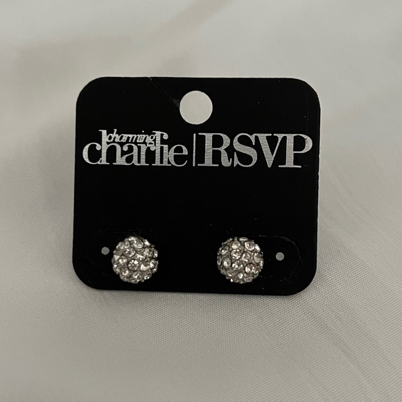 Charming Charlie | Jewelry | Silver Ball Earrings From Charming Charlie ...